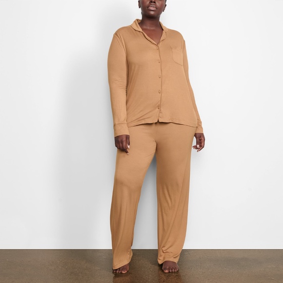 SKIMS | Intimates & Sleepwear | New Large Skims Ribbed Camel Sleep Set ...